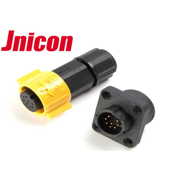 Quality Super Stable Waterproof Data Connector , Jnicon Waterproof Connector 8 Pin for sale