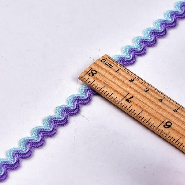 Quality Colorful Curtains Jacquard 1cm Rick Rack Trim for sale