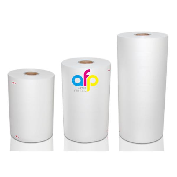 Quality Customized Size Glossy / Matt Lamination Roll , Plastic Clear Laminate Roll for sale