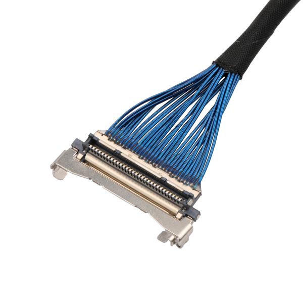 Quality 30-Pin MIPI/LVDS Micro-Coaxial Cable, 40AWG 50Ω Shielded Wire Assembly for sale
