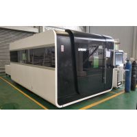 Quality 5*10 Feet Cutting Auto Exchanged 2Kw CNC Fiber Laser Cutter for sale