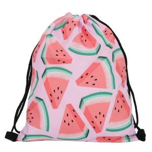 Quality 35X42cm 210D Nylon Travel Cosmetic CMYK Women Drawstring Bag for sale