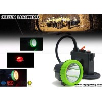 Quality 50000 Lux Led Headlamp Rechargeable , 4 Color Lighting Miners Cap Lamp for sale