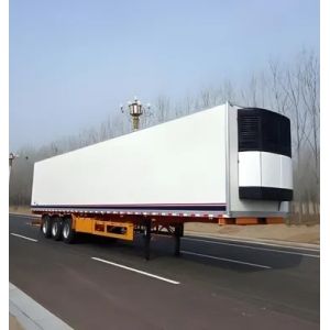 Quality Q345B T700 Steel Material Heavy Load 40/45/53FT Refrigerated Van Semi Trailer for sale