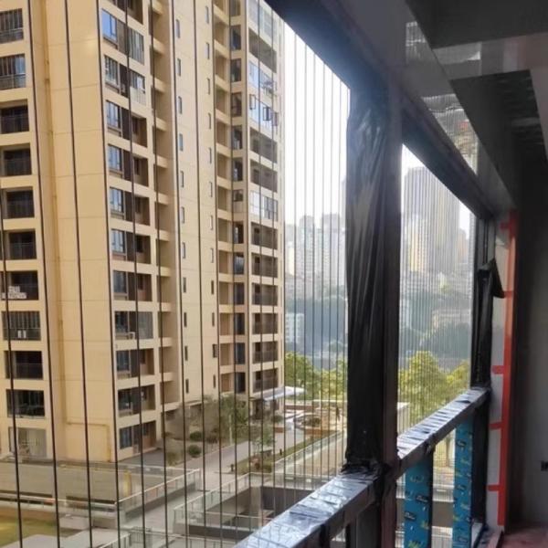 Quality 316 Grade Steel Wire Structure Balcony Safety Grill with Cutting Processing Service and 316 Wire 3x7 Teflon Coating 2.0mm Offering Secure Barrier for sale