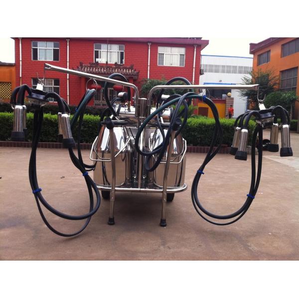 Quality Portable Food Grade SS Mobile Milking Machine With Gasoline Engine for sale