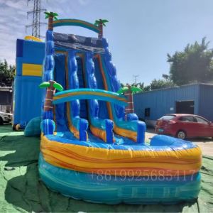Quality Wholesale price inflatable slides double waterslide inflatable pool slide water for sale