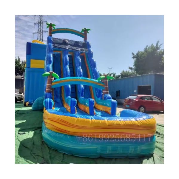 Quality Wholesale price inflatable slides double waterslide inflatable pool slide water slide for sale
