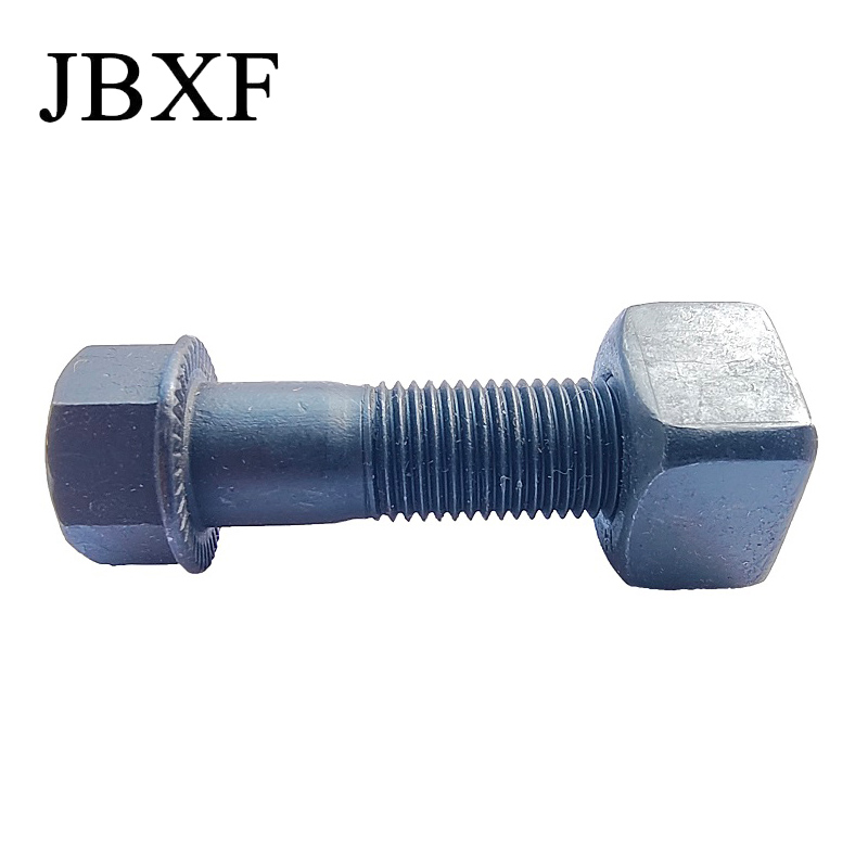 Close-up view of JBXF Track Bolt hexagon head