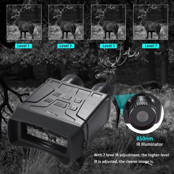 Quality Black Abs Binocular Night Vision Goggles OEM ODM for sale