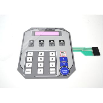 Quality Tactile Flat Metal Dome Membrane Switch , Membrane Type Keyboard ROHS ISO for sale