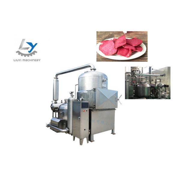 Quality Industrial Continuous Vacuum Fryer Machine , Automatic Snack Making Machine for sale