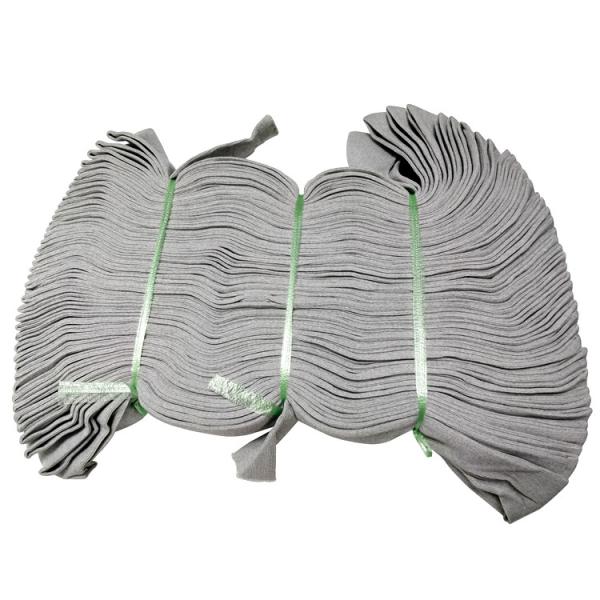 Quality Polyester Spandex Carbon Fiber Knitted Rib Anti Static ESD Fabric for sale