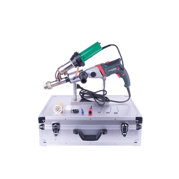 Quality 1300W Extrusion Welding Machine , Double Heating Hot Air Plastic Welder for sale