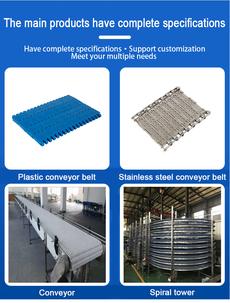 Flat Modular Plastic PVC Conveyor Mesh Belt for Food Industry Sale