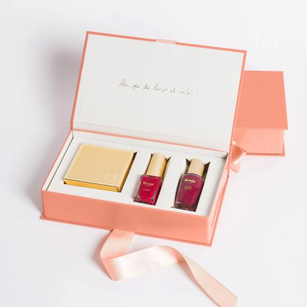 Quality Luxury cosmetic packaging boxes custom logo skin care essential oil perfume packaging box for sale