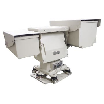 Quality Rugged Mobile Vehicle Surveillance Dual Vision Camera Infrared PTZ Thermal for sale