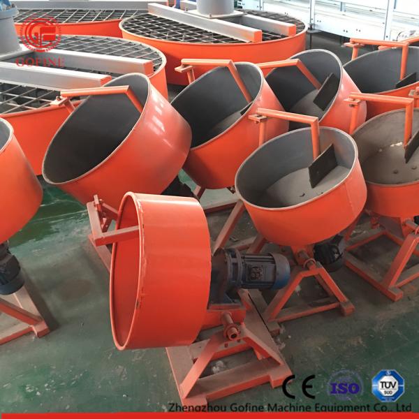 Quality Red Color Disc Granulator Machine For Organic Fertilizer Processing Plants for sale