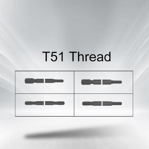 Quality T51 Threaded Shank Drill Rods for sale