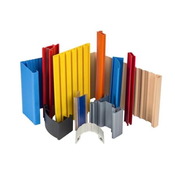 Quality Insulating Thermal Conductivity Aluminum and Plastic Extrusion Offering Customizable Length and Powder Coated Surface Finish for sale