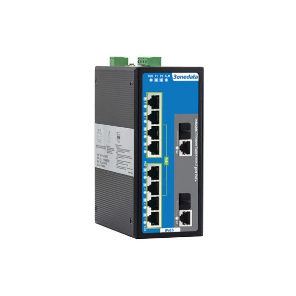 Quality IP40 Waterproof Industrial POE Switch 48VDC Input Power 5.6Gbps Switch Capacity for sale