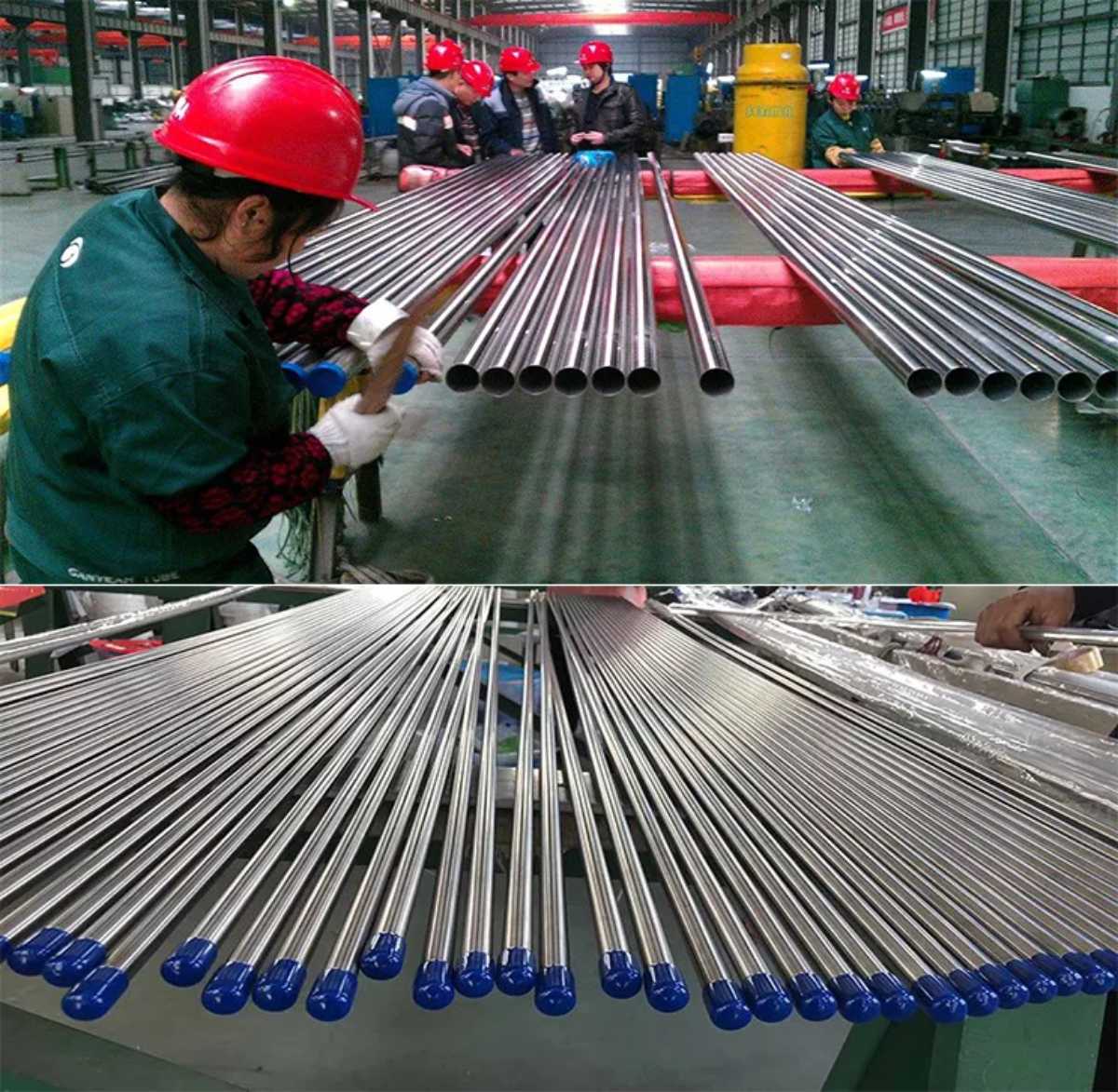 Stainless steel seamless round pipe