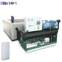 Quality 15 Tons Industrial Big Ice Block Making Machine 19.75KW for sale