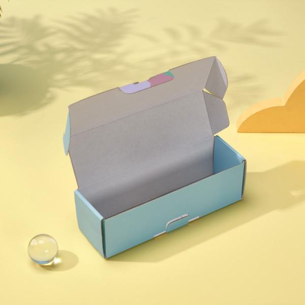 Quality shipping mailer boxes Corrugated Paper Custom Logo For Perfume And Household for sale