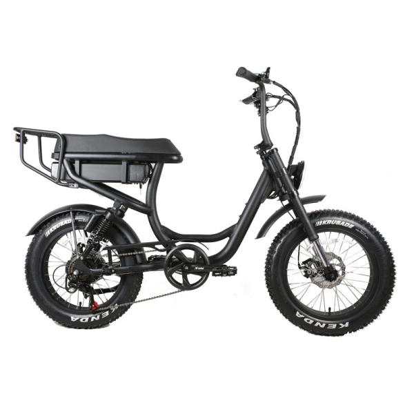Quality Rear Carrier Battery Position Fat Tire Dual Electric Cycle E-Bike for Adult City Commuting for sale