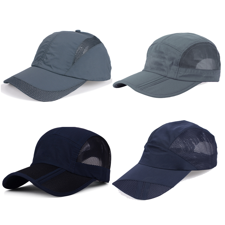 5 Panel Camper hat Light Weight Sports Caps Blank Mesh Back