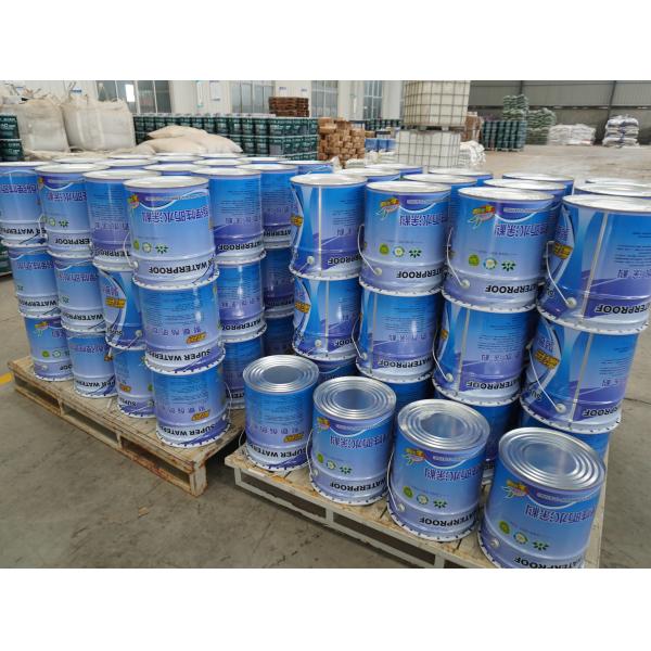 Quality Blue Polyurethane Waterproof Coating For Bldg Basements Easy Construction for sale