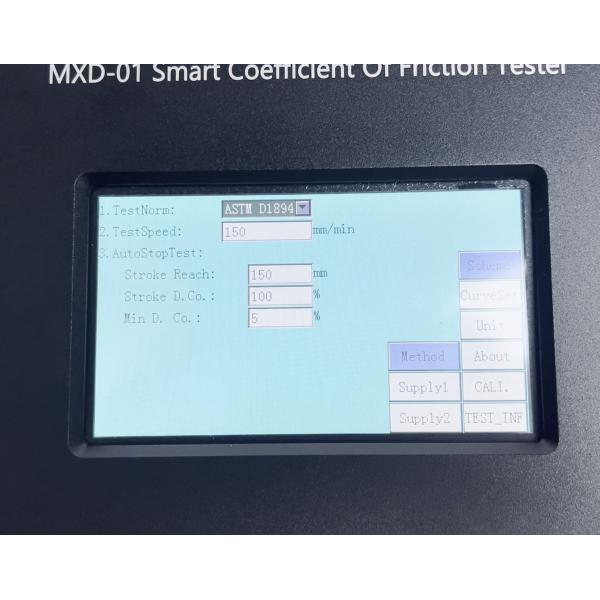 Quality ISO 8295 Computerized Digital Coefficient Of Friction COF Tester For Plastic for sale