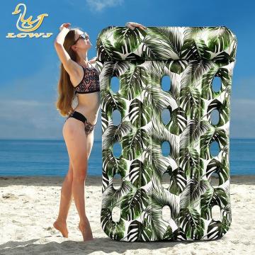 Quality Lc Summer Beach Oversized Double Lounger Raft Tanning Pool Floats Water Pads for sale