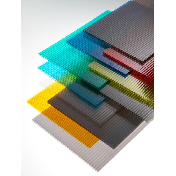 Quality Customized Length Flat Polycarbonate Roofing Sheets For Construction / for sale