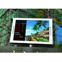 Quality Aluminum / Steel Led Display For Outdoor , 24 Bit True Color Led Outdoor for sale