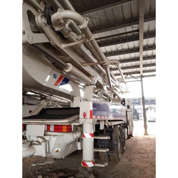 Quality 52m Actros 4141 Chassis Concrete Boom Truck , Concrete Construction Equipment for sale