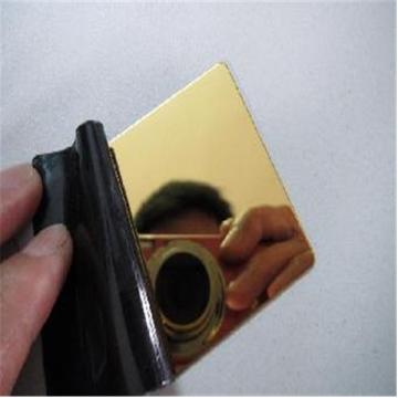 S30815 304N 4x8 Stainless Steel Wall Panels Satin Surface SS Gold Mirror Sheet