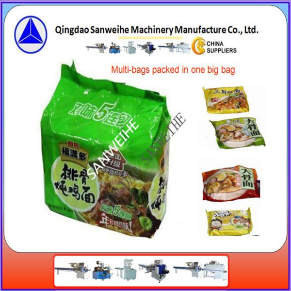 Quality 3.6KW Blue Horizontal Flow Wrap Machine Wider Film Reciprocating Packaging for sale