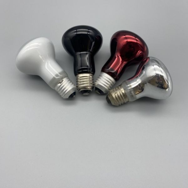 Quality glass 75w Basking Bulb E26 / E27 Base White Black Tortoise Heat Lamp for sale