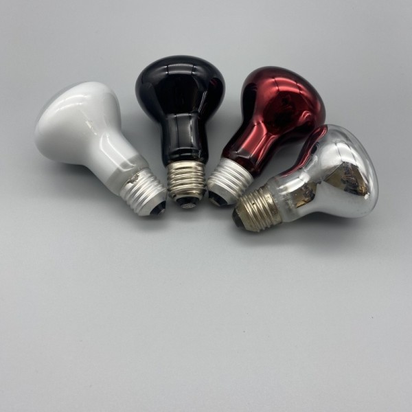 Quality glass 75w Basking Bulb E26 / E27 Base White Black Tortoise Heat Lamp for sale