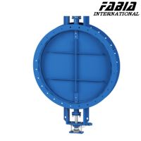 Quality 50mm 400mm 300mm Carbon Steel Flanged Ventilation Butterfly Valve for sale