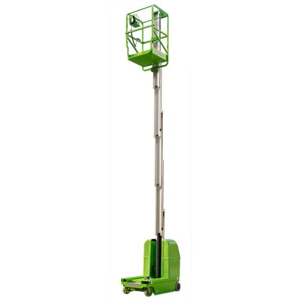 Quality 8m Working Height Vertical Lifting Platform , Single Mast Aerial Work Platform for sale