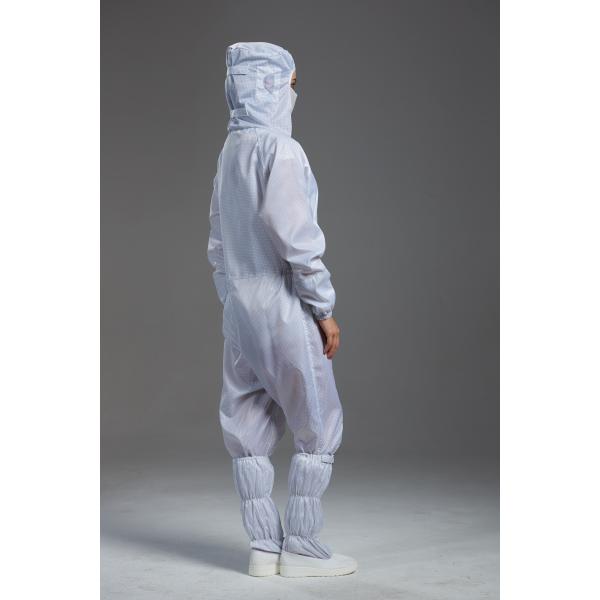 Quality Class1000 Hooded Anti Static Overalls For Optical Production Workshop for sale