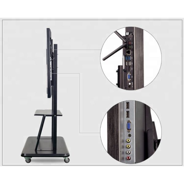 65 Inch LCD LED Muilt Touch Screen Monitor 4K HD All In One Smart Board ...