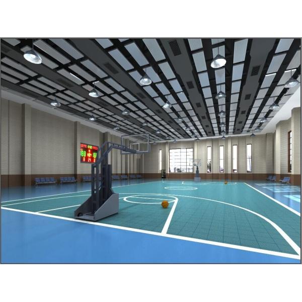 Quality Badminton Outdoor Basketball Court Flooring Material Blue Futsal for sale