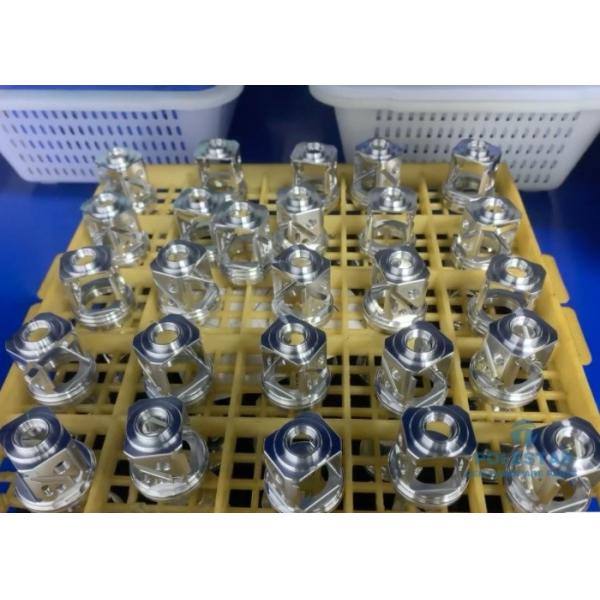 Quality Micro Brass Cnc Turned Components Gold Plated Customed For 5G Base Station RF for sale