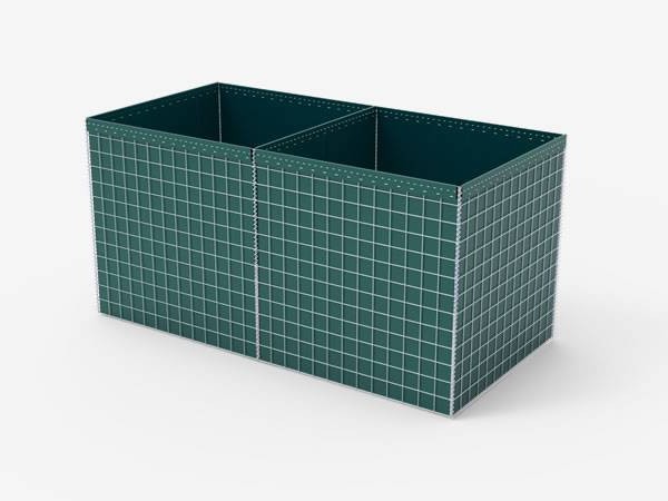 Quality Military Use Hesco Bastion Barrier System Square Hole Shape Easy Assembly for sale