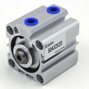Quality SDA Compact Aluminum Alloy Cylinder Single Acting Thin Spring Return Compression for sale