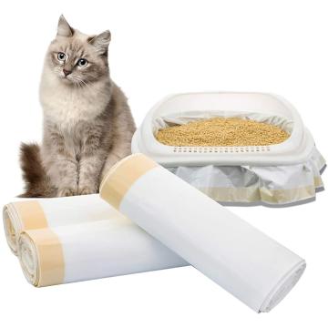 Quality Jumbo Drawstring Scented LDPE Cat Litter Liner Bags for sale