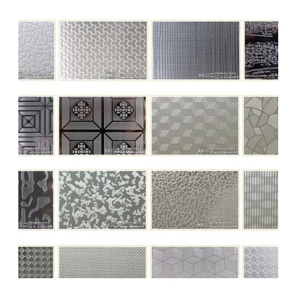 Quality BA 304 1*2M Wall Panels Stainless Steel Sheet Coil Water Ripple Hammered Decorative Plate for sale